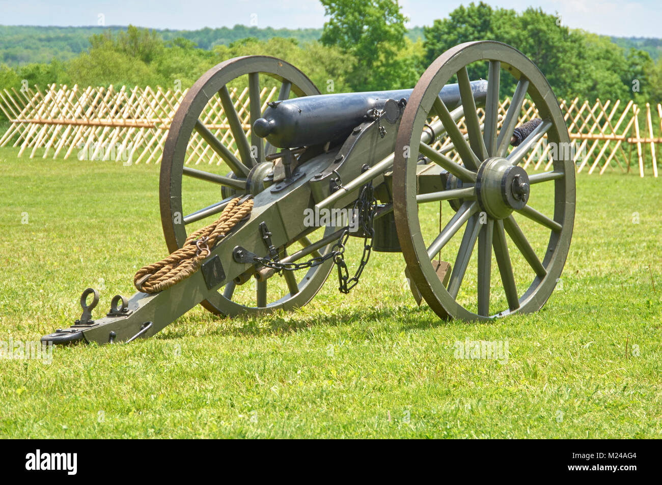 American Civil War field cannon artillery Stock Photo - Alamy