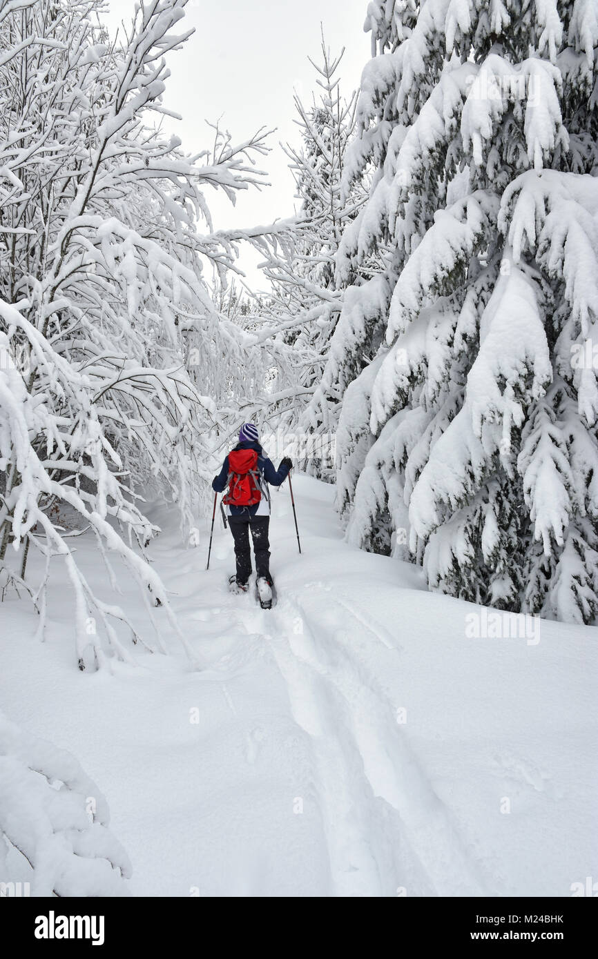 Snowshoe backpack hi-res stock photography and images - Alamy
