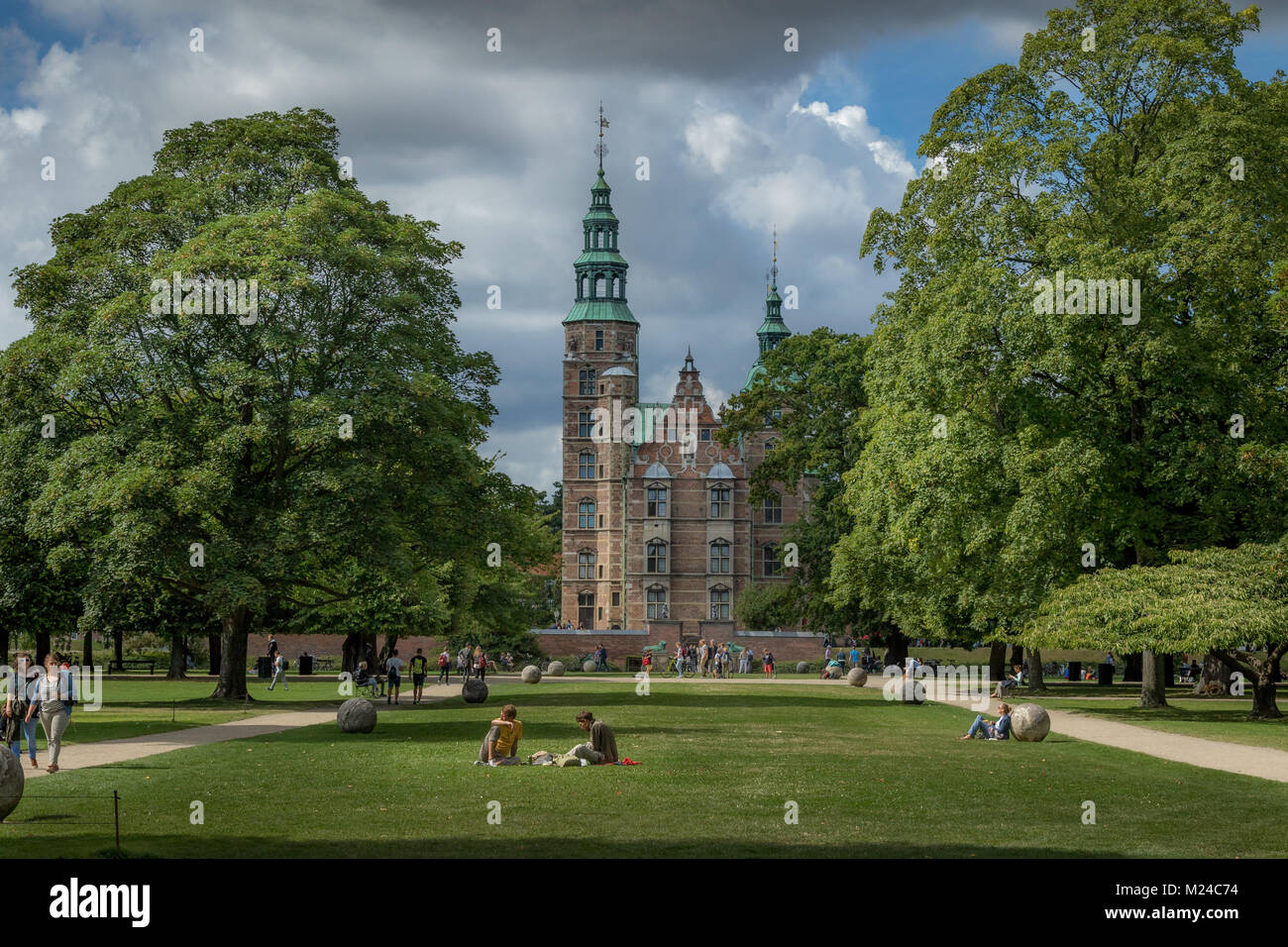 Rosenborg Castle & Gardens in Copenhagen Denmark Stock Photo - Alamy