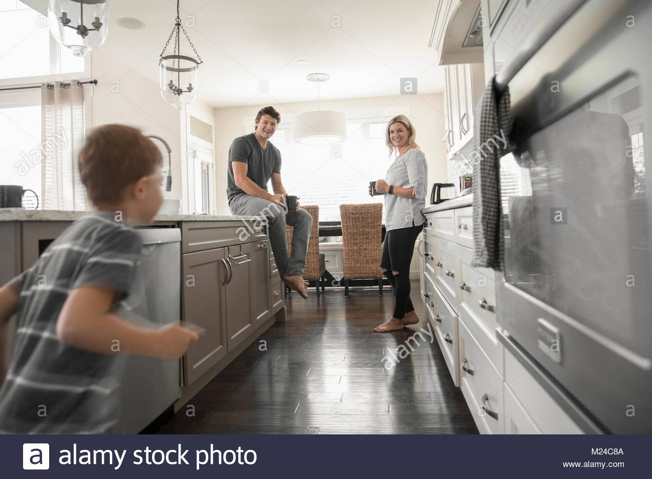 Parent watching son hi-res stock photography and images - Alamy