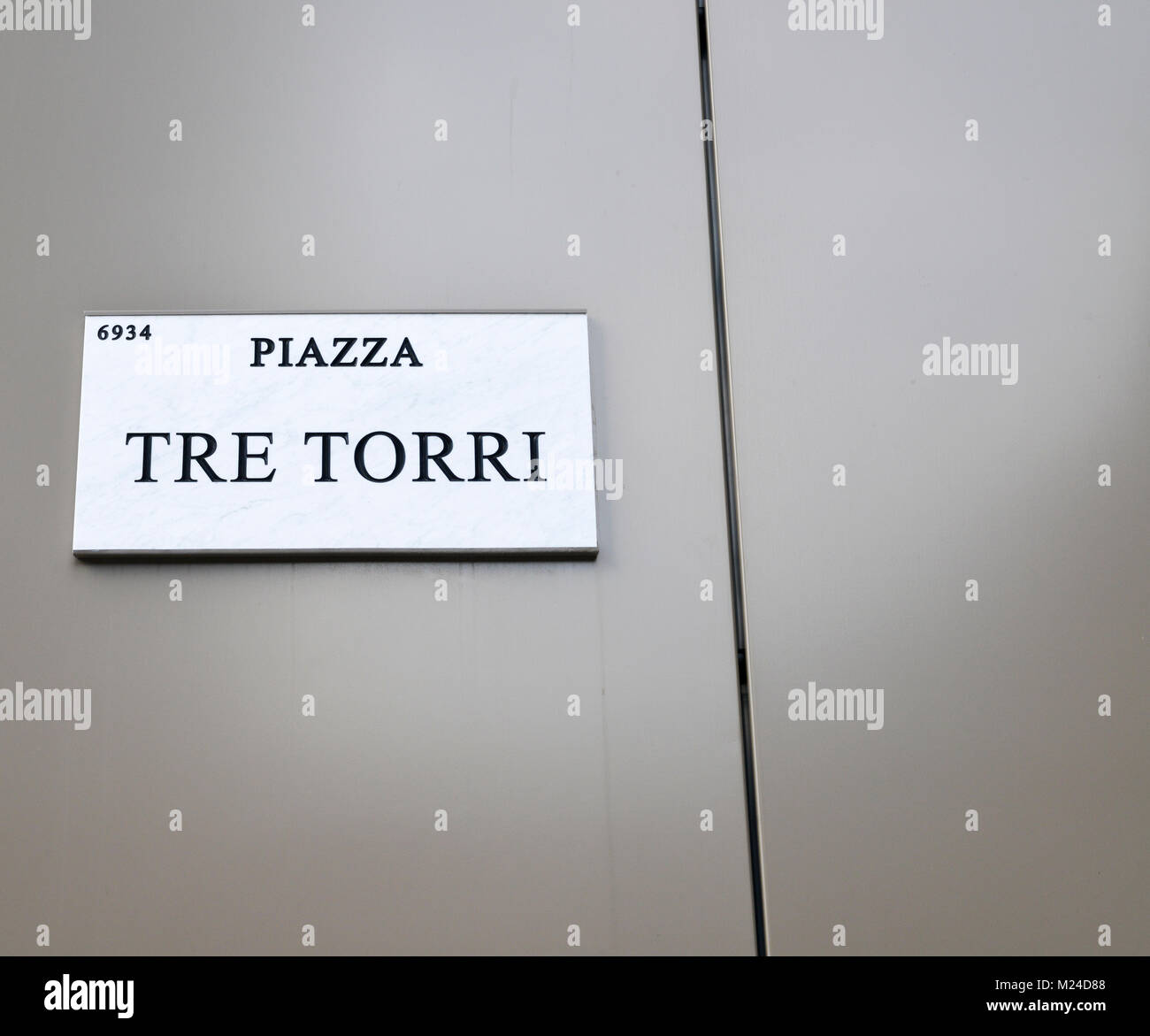 Piazza Tre Torri is a nice business and residential complex in the Tre ...