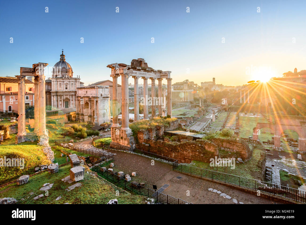 Ancient roman sunrise hi-res stock photography and images - Alamy