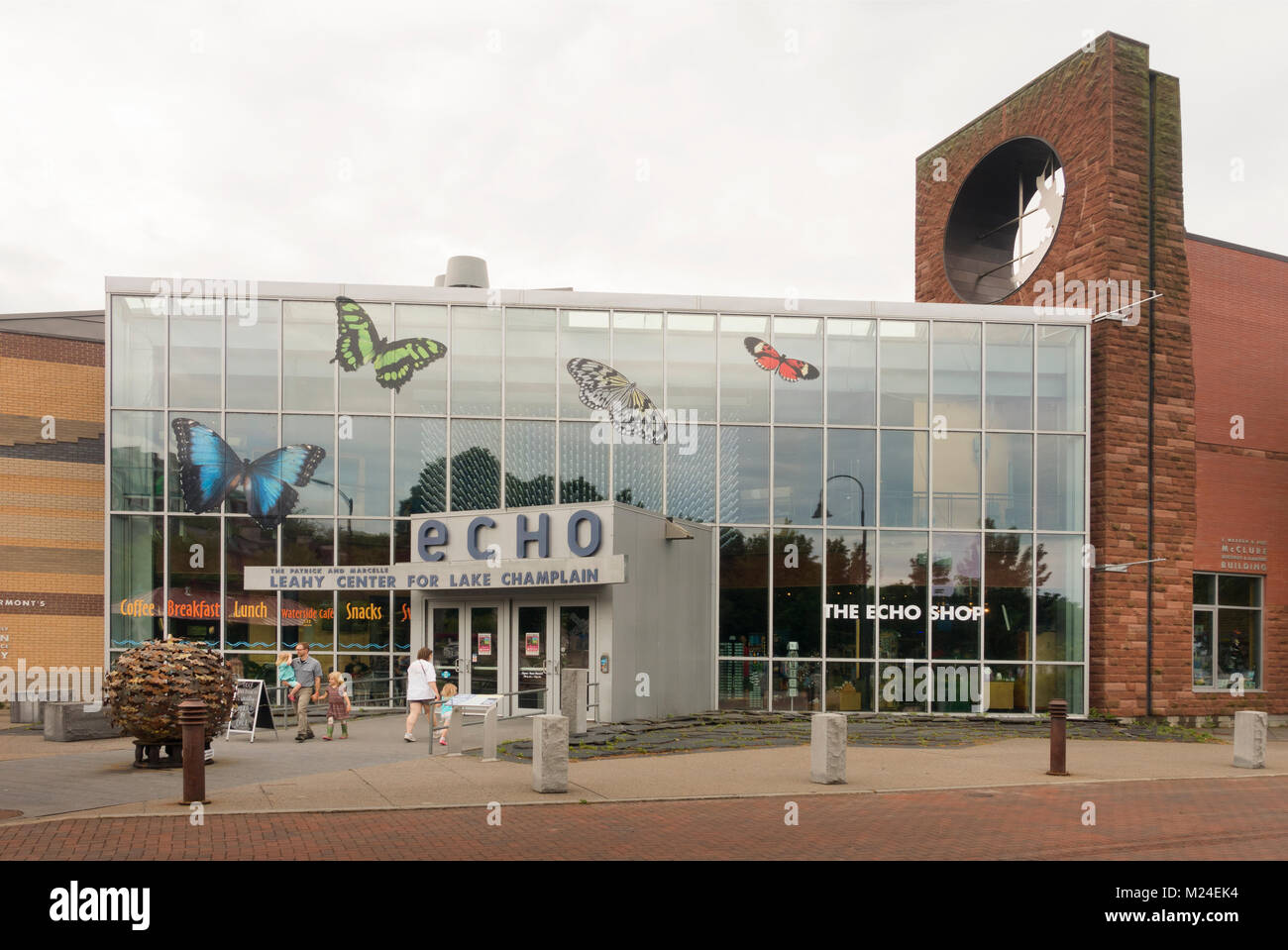 ECHO Leahy center for lake Champlain Burlington VT Stock Photo - Alamy
