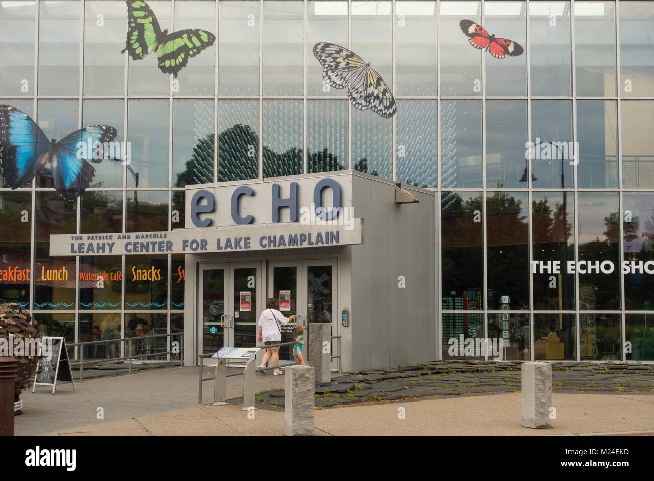 ECHO Leahy center for lake Champlain Burlington VT Stock Photo - Alamy