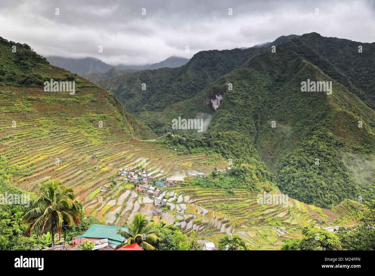 The Batad village cluster-part of the Rice Terraces of the Philippine ...