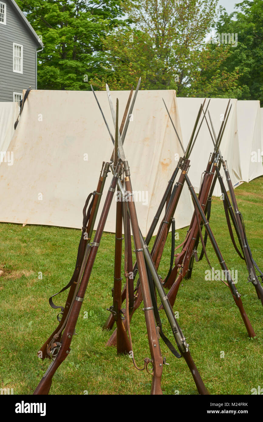 American Civil War Springfield 1861 rifled infantry soldier's weapon ...