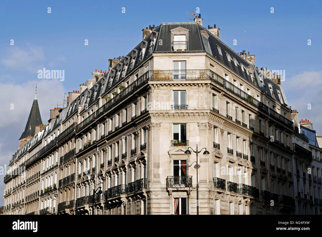 Haussmann building, Rue de Rennes, Paris, France, Europe Stock Photo ...
