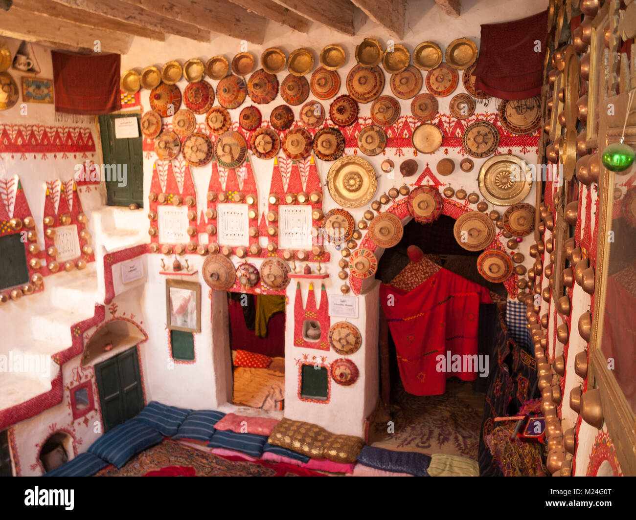 Ghadames Old City house decorations Stock Photo - Alamy
