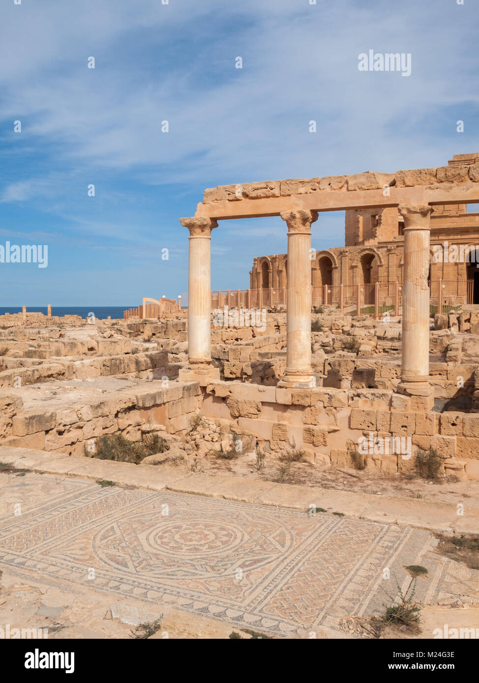 Sabratha libya roman ruins mosaic hi-res stock photography and images - Alamy