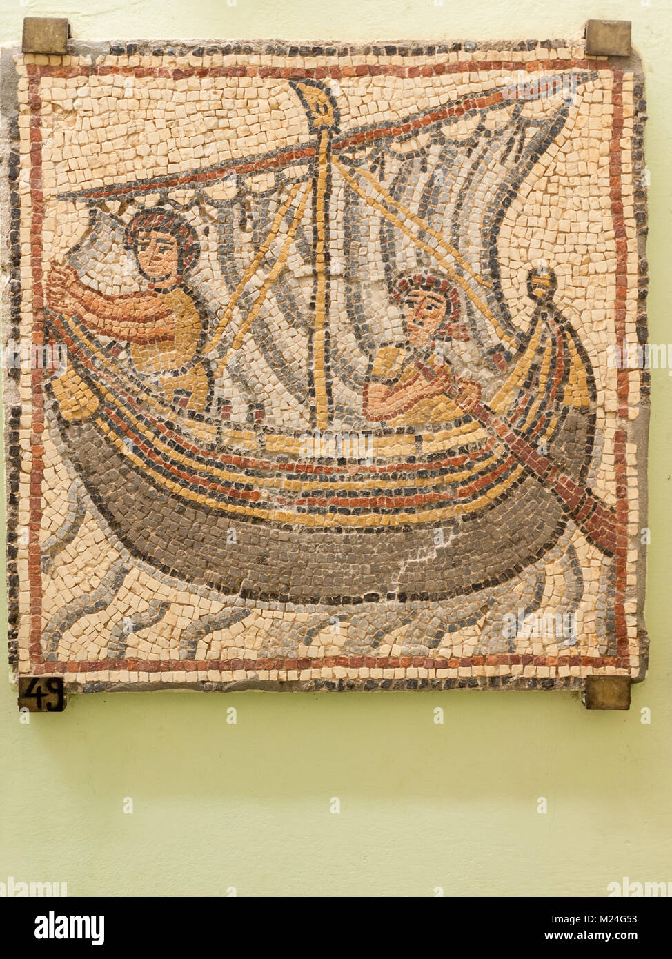 Libya qasr libya byzantine mosaic hi-res stock photography and images ...