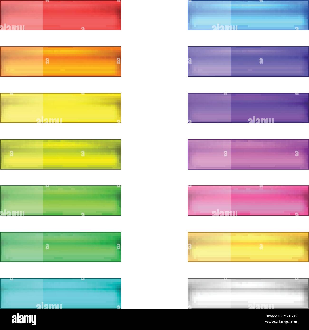 vector web buttons set Stock Vector Image & Art - Alamy