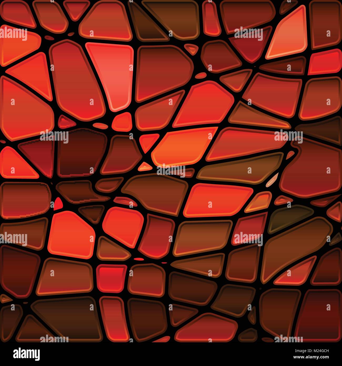 abstract vector stained-glass mosaic background Stock Vector Image ...