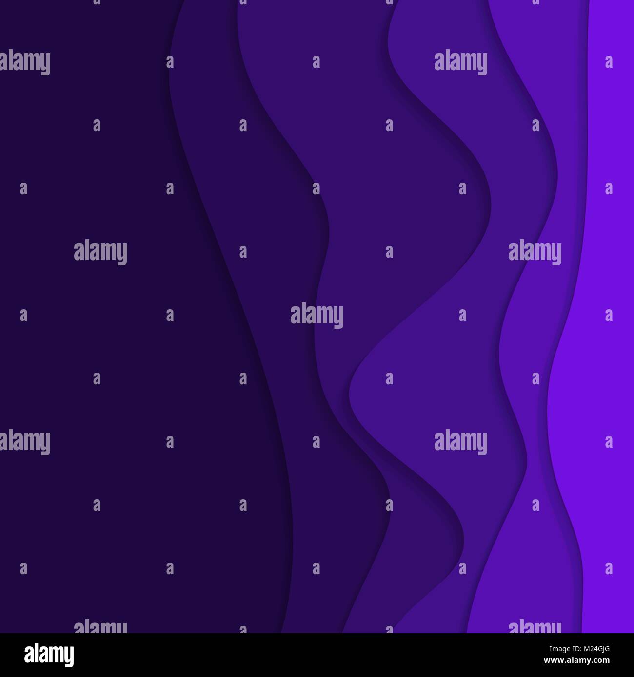 abstract vector background with curves and shadows - violet Stock ...
