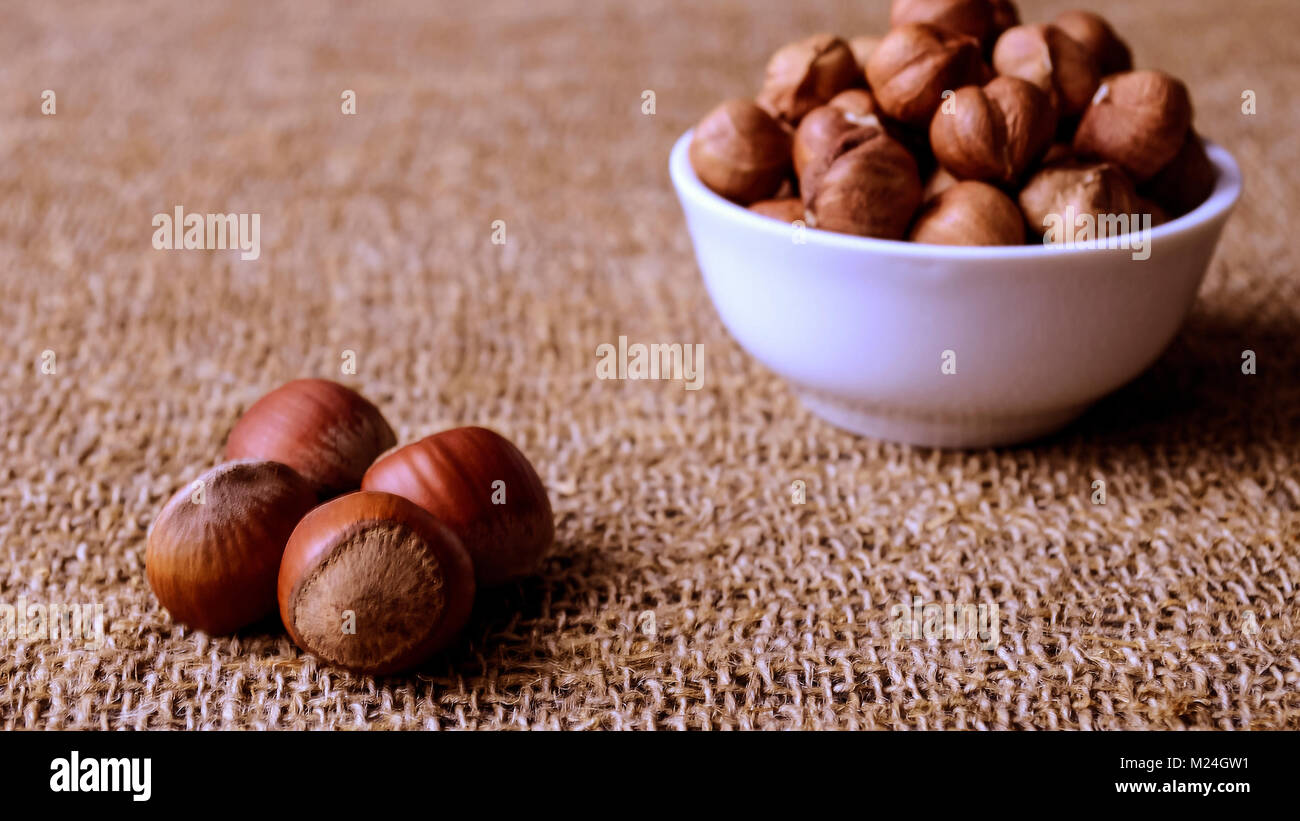 Hazelnuts bread nut paste hi-res stock photography and images - Alamy