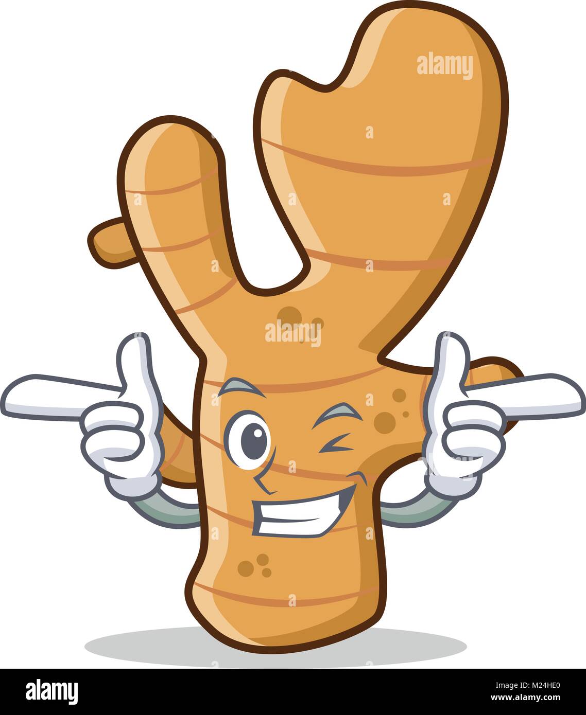 Wink ginger character cartoon style Stock Vector Image & Art - Alamy