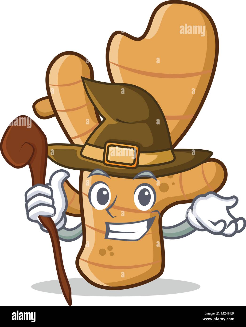 Witch ginger mascot cartoon style Stock Vector Image & Art - Alamy