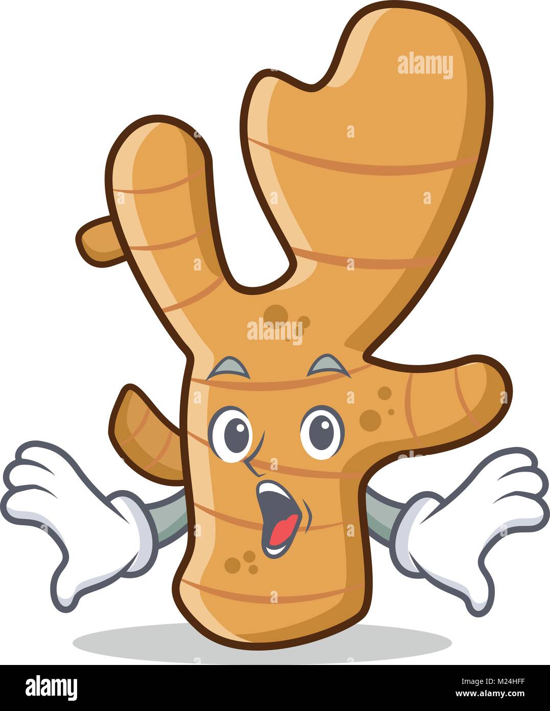 Surprised ginger mascot cartoon style Stock Vector Image & Art - Alamy