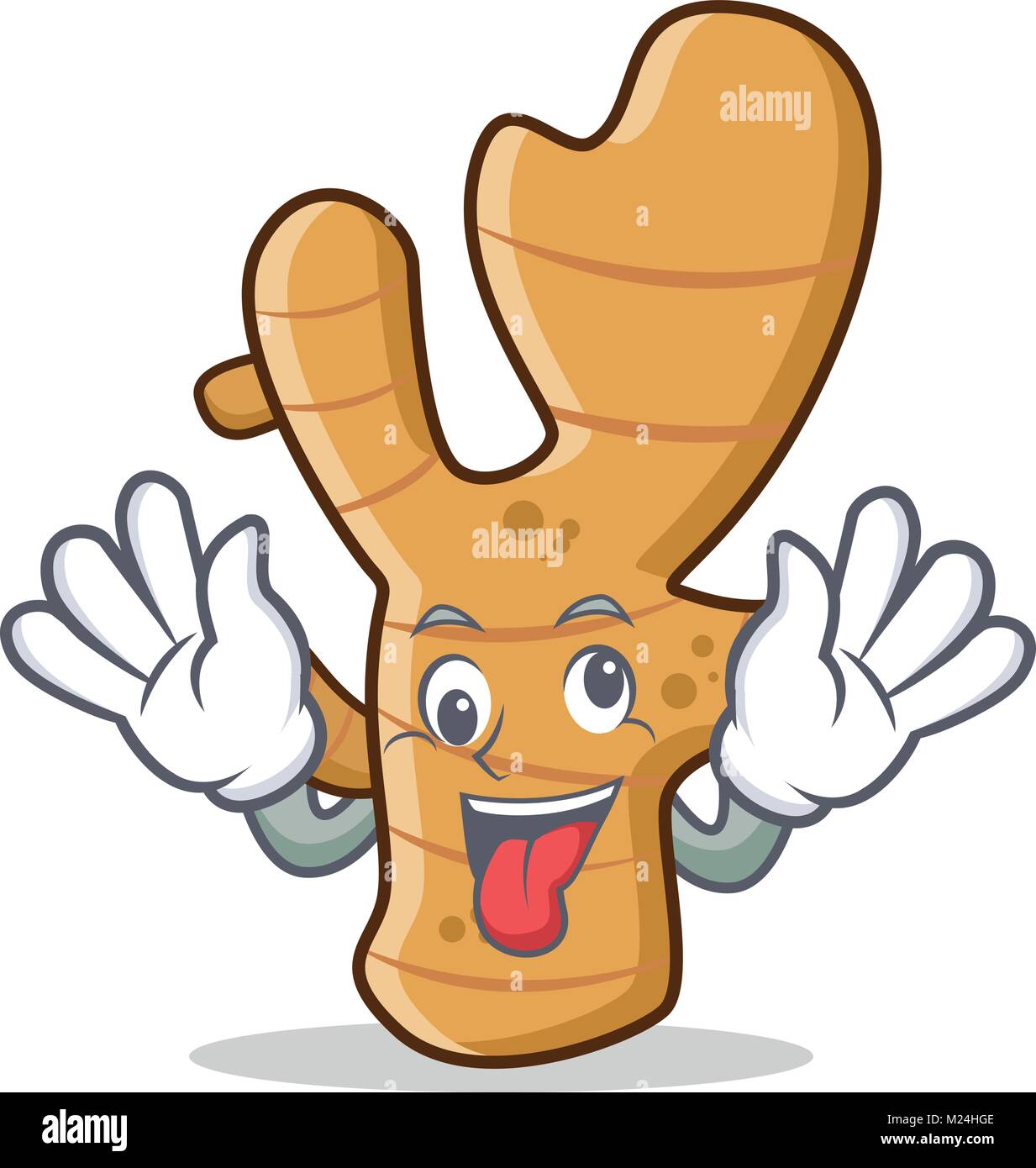 Crazy ginger mascot cartoon style Stock Vector Image & Art - Alamy