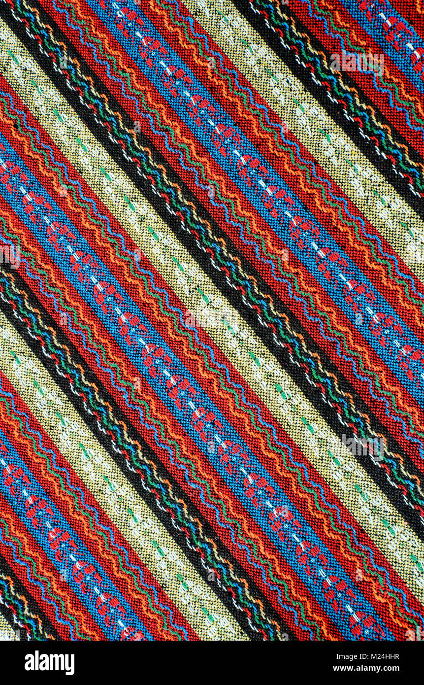 Tablecloth background with simple embroidery stitch Stock Photo - Alamy