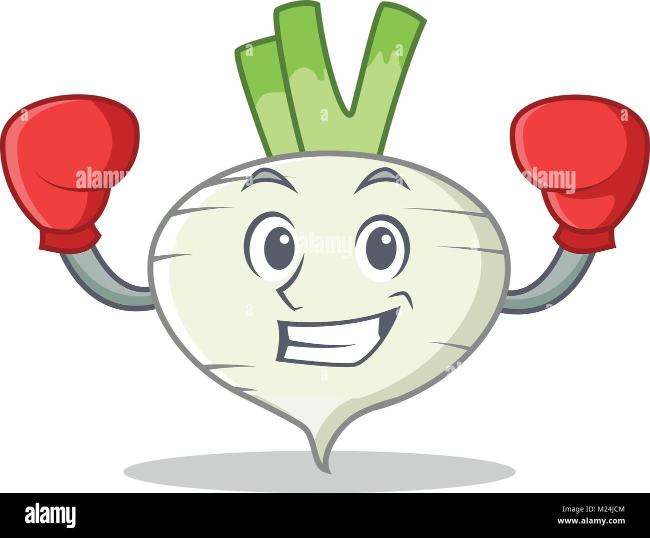 Boxing turnip character cartoon style Stock Vector Image & Art - Alamy