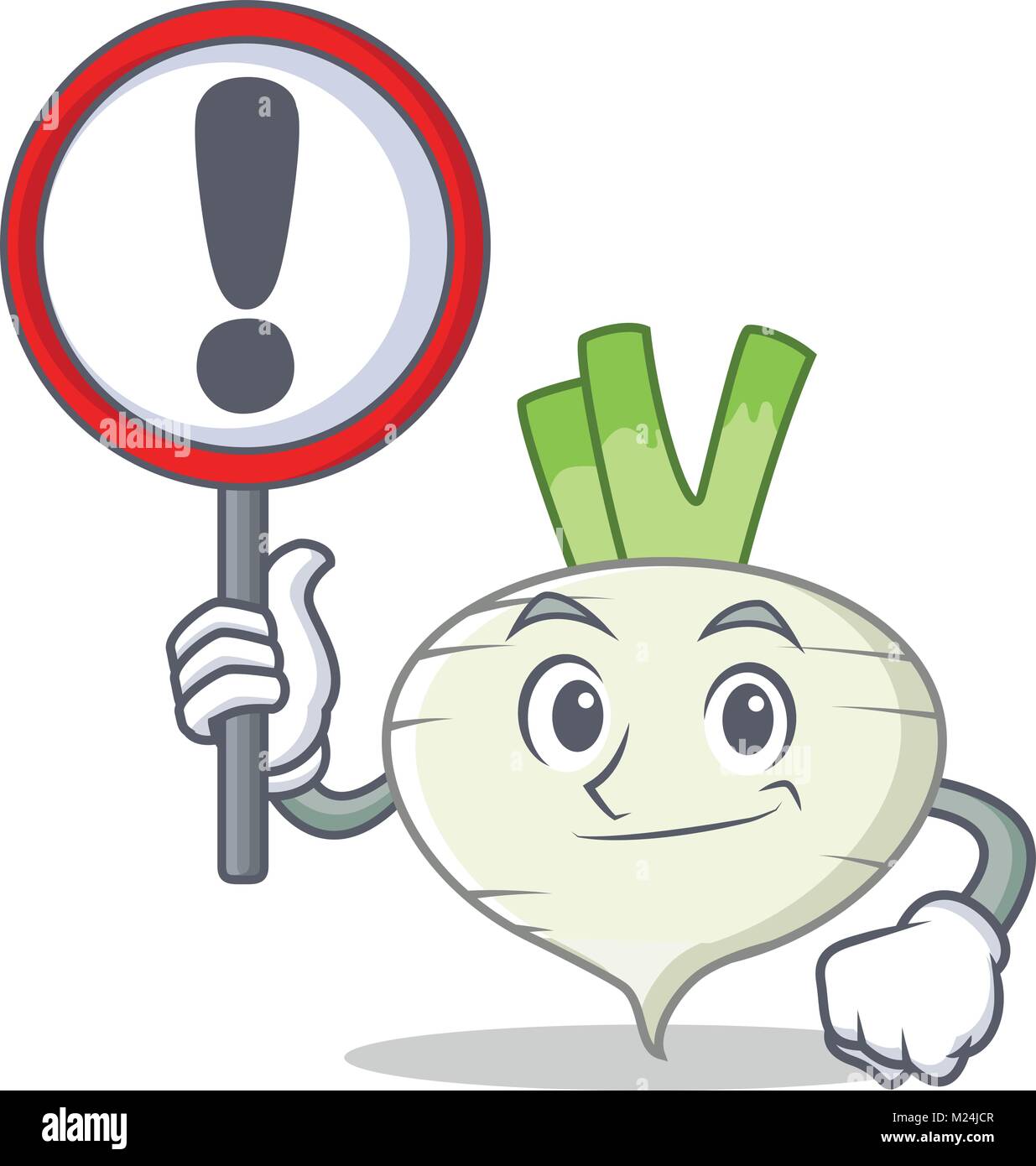 With sign turnip character cartoon style Stock Vector Image & Art - Alamy