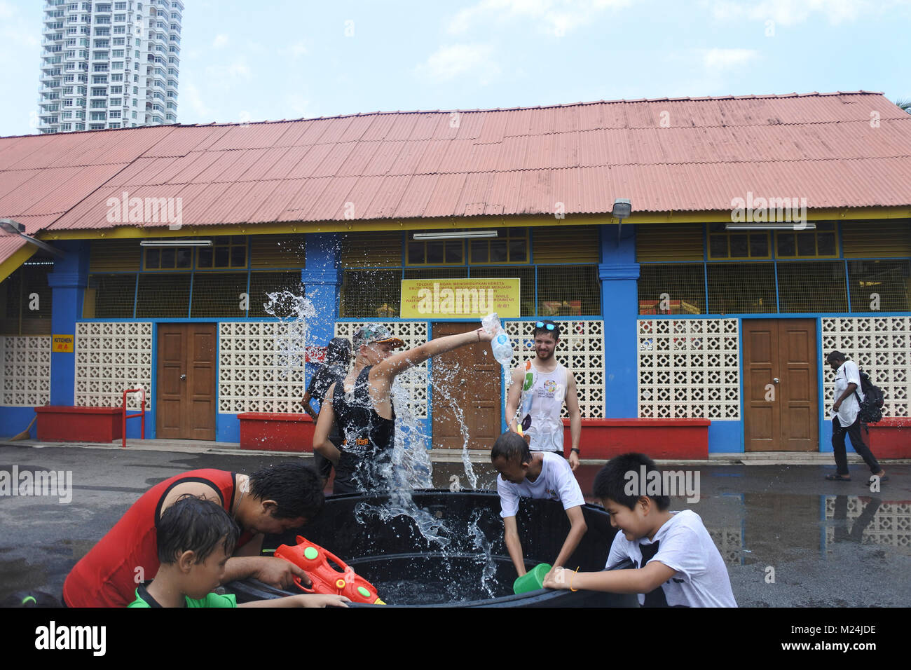 Throwing guns into the water hi-res stock photography and images - Alamy