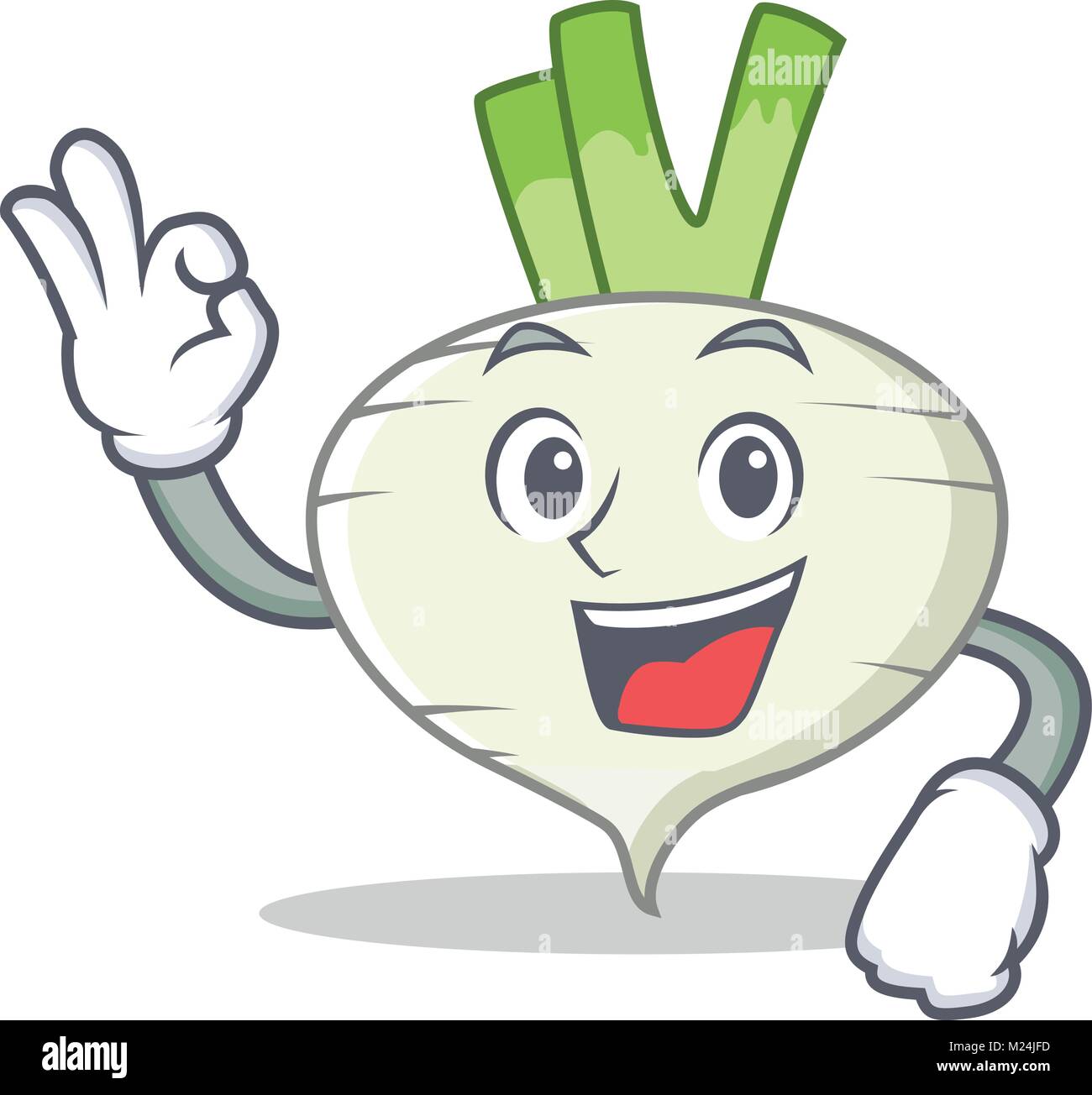 Okay turnip character cartoon style Stock Vector Image & Art - Alamy