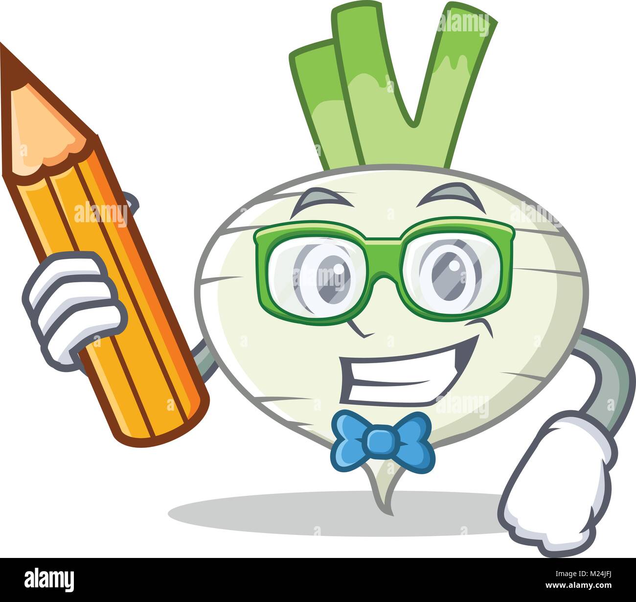 Student turnip character cartoon style Stock Vector Image & Art - Alamy