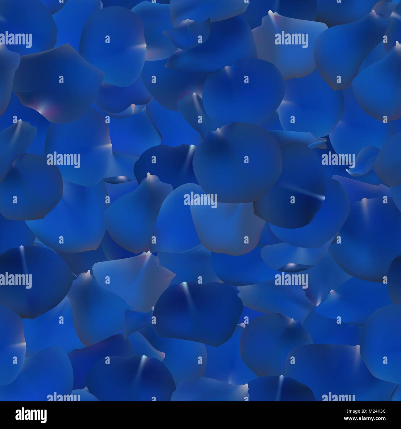 Blue rose petals Stock Vector Images - Alamy