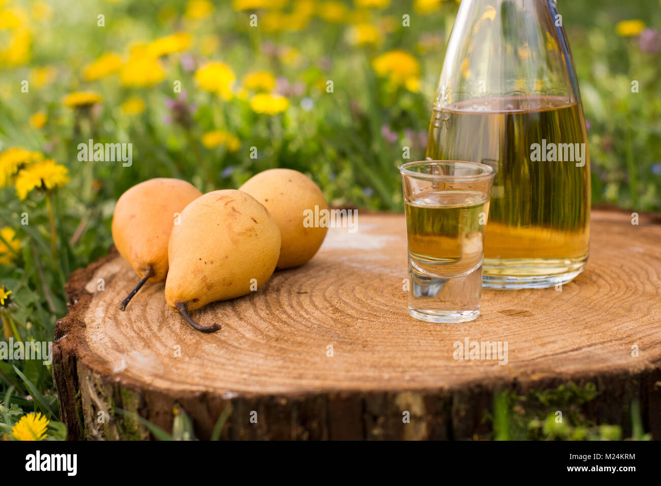 Homemade Pear Brandy