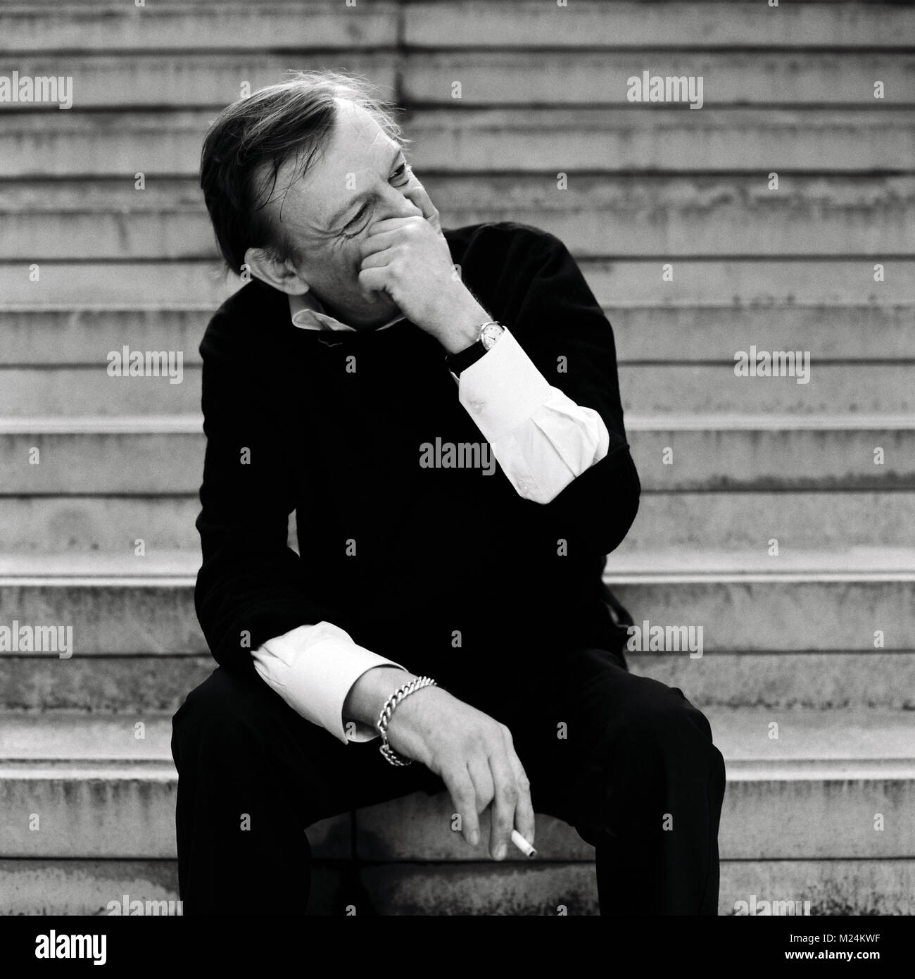 Mark E. Smith lead singer of the Fall band photographed in Islington ...