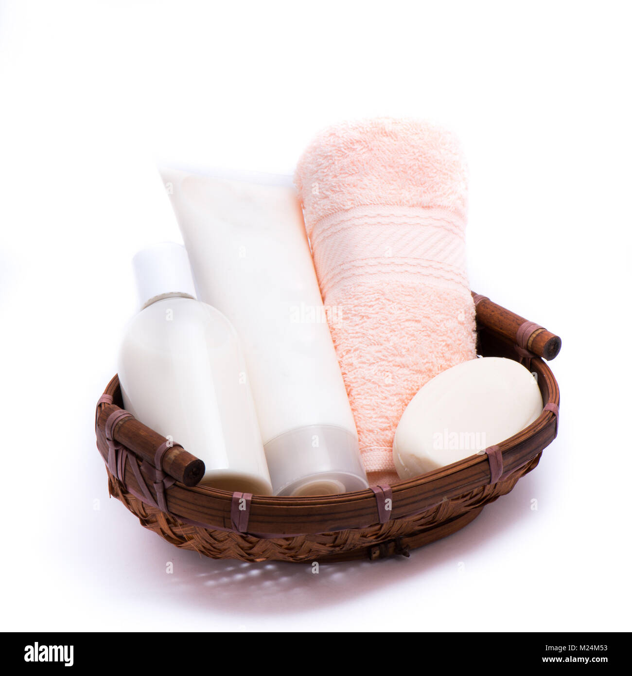 Set of body care Stock Photo - Alamy