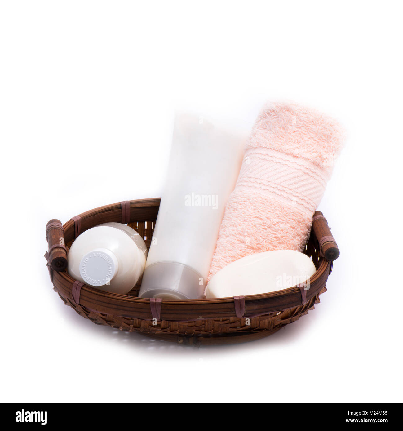 Set of body care Stock Photo - Alamy