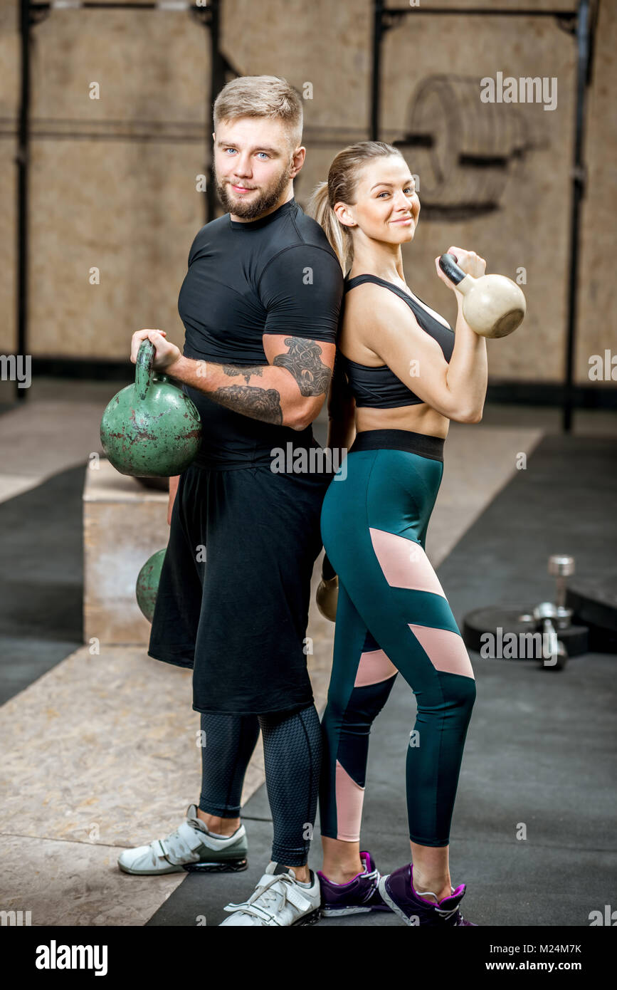 Love couple gym hi-res stock photography and images - Alamy