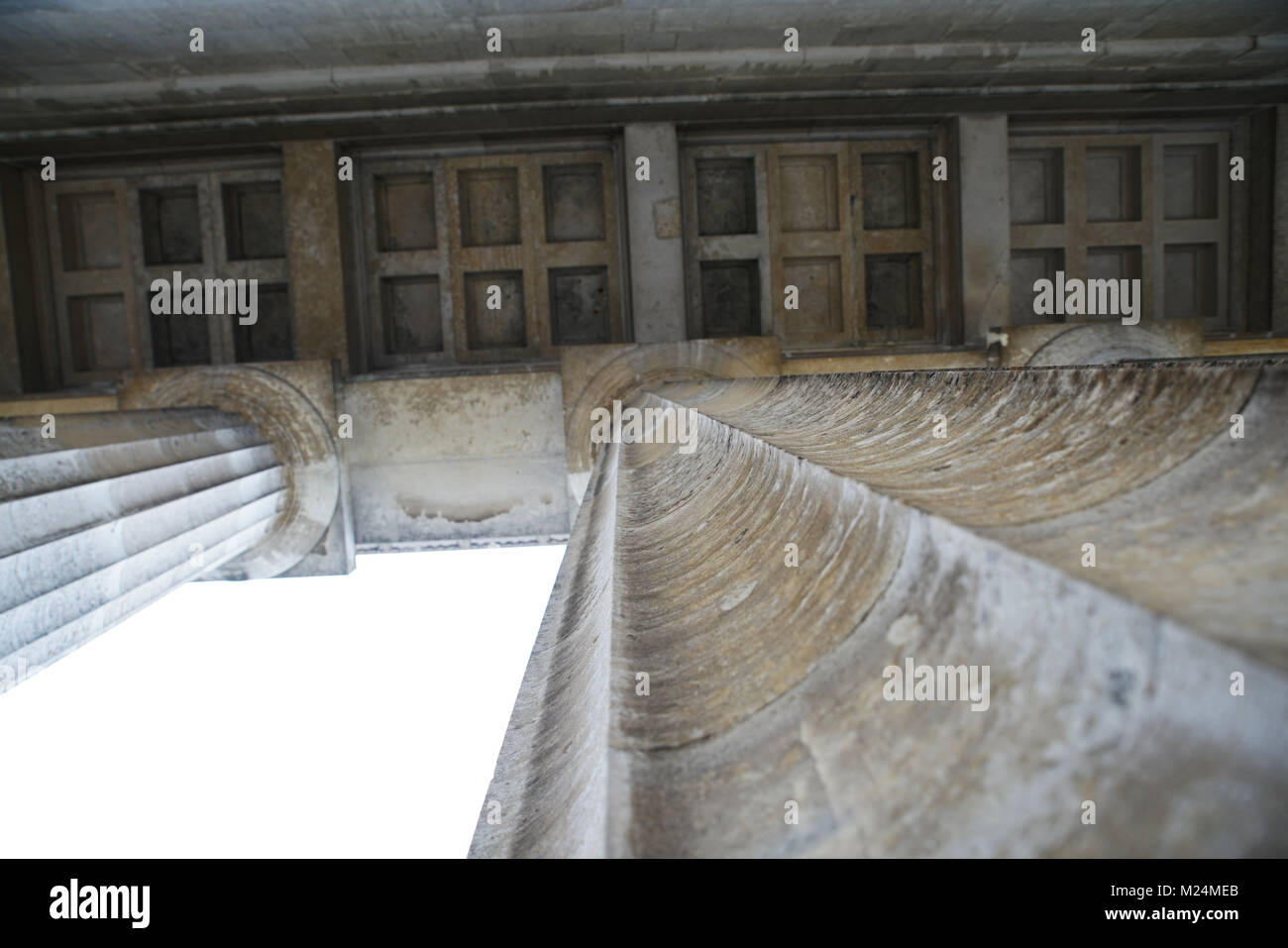 Memorial Walhalla in Donaustauf in the Bavarian district of Memorial ...