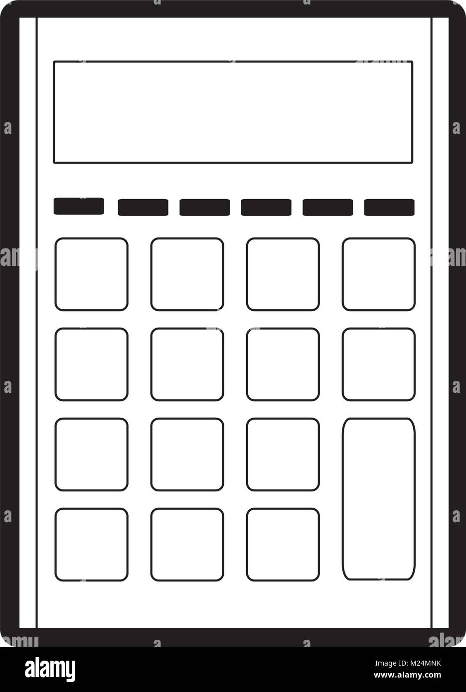 line finance calculator to business economy data Stock Vector Image ...