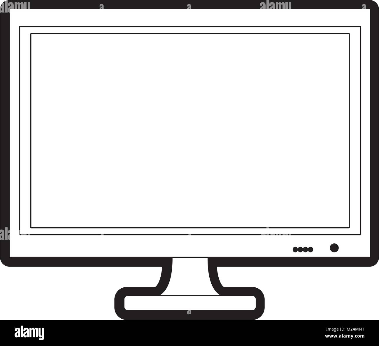 line electronic screen computer technology Stock Vector Image & Art - Alamy