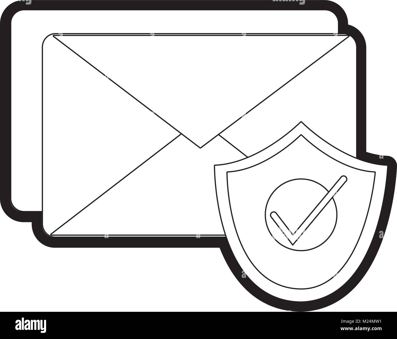 Shield letter word Stock Vector Images - Alamy