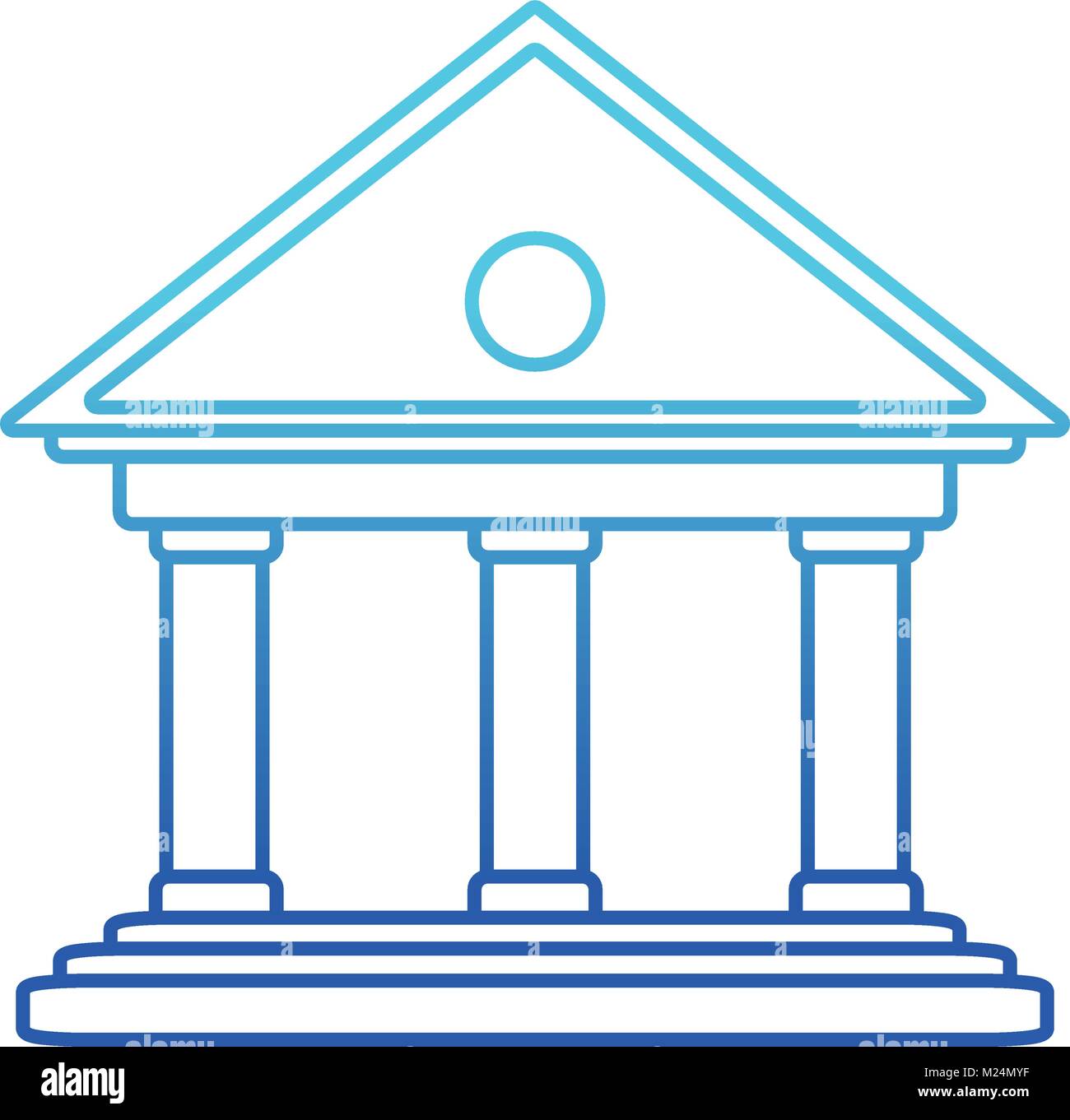 blue line finance bank account economy save Stock Vector Image & Art ...