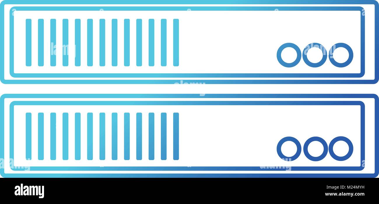 blue line internet router technology and digital wifi Stock Vector ...