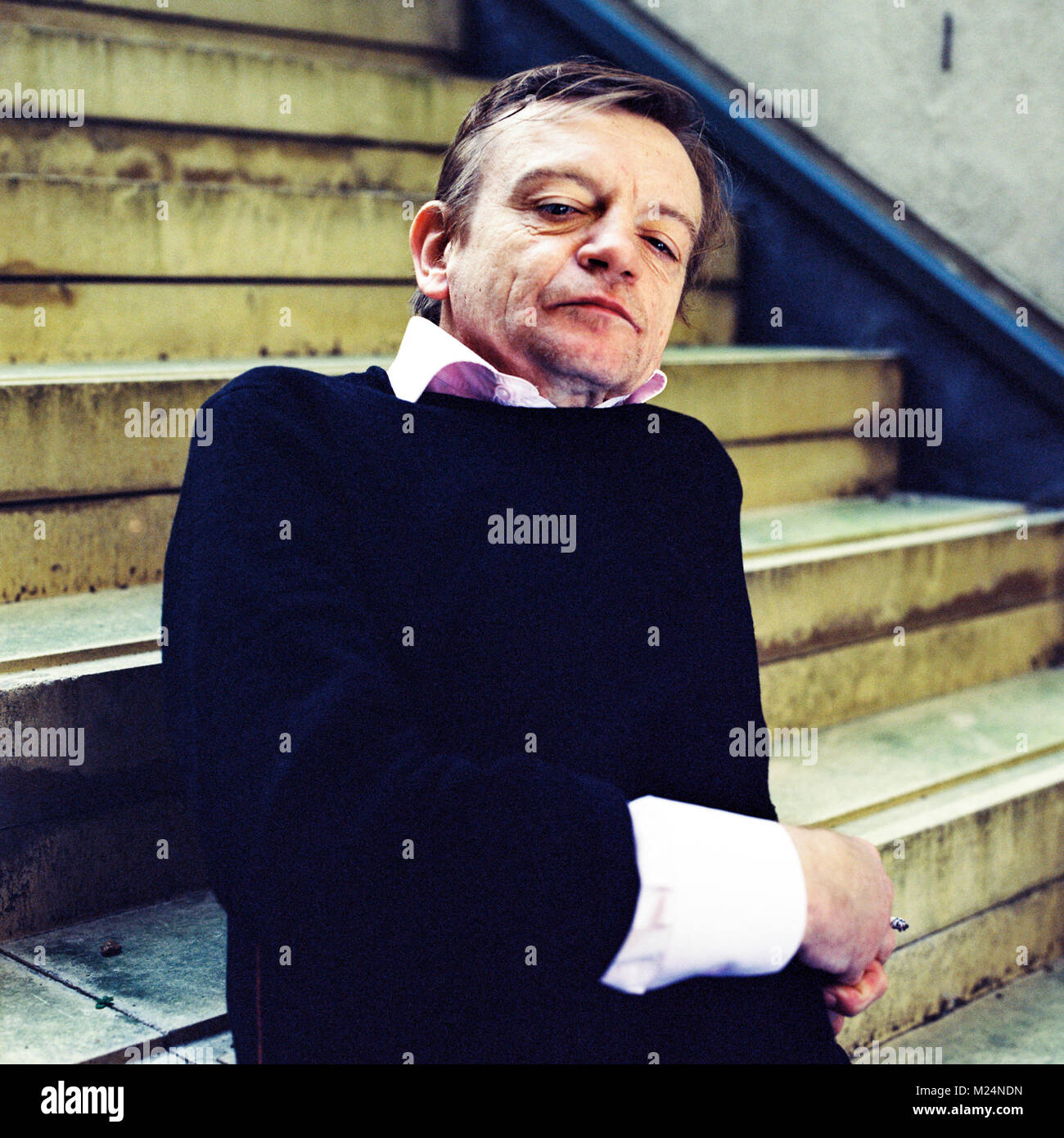 Mark E. Smith lead singer of the Fall band photographed in Islington ...
