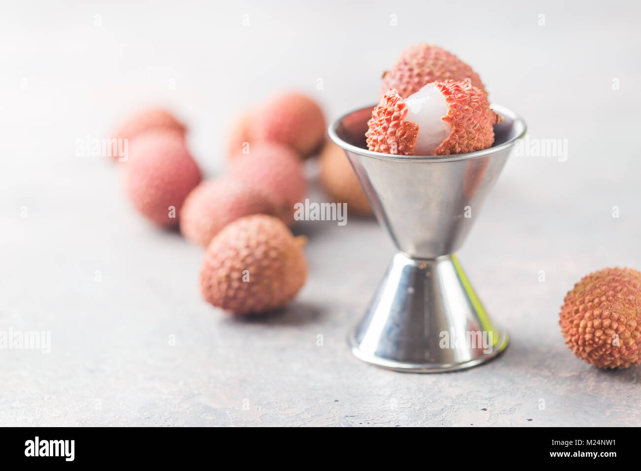 Fresh lychee fruits Stock Photo - Alamy
