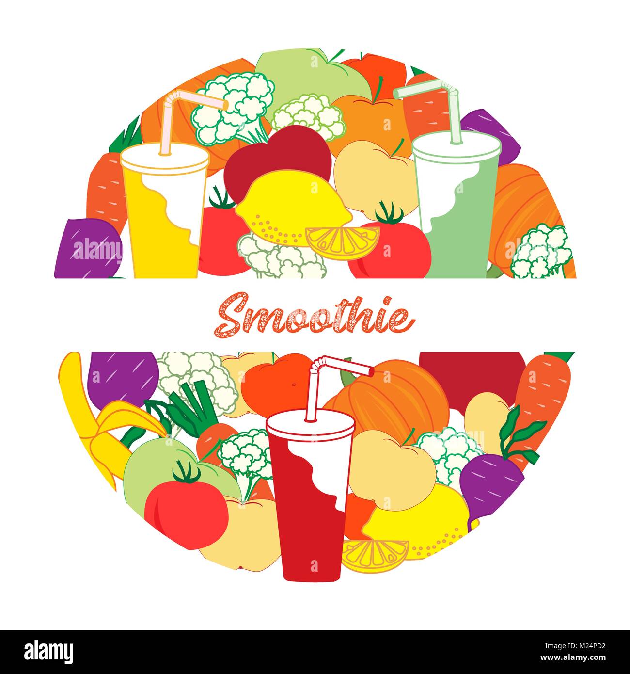 Smoothie and ingredients for making smoothie. Healthy eating habits ...