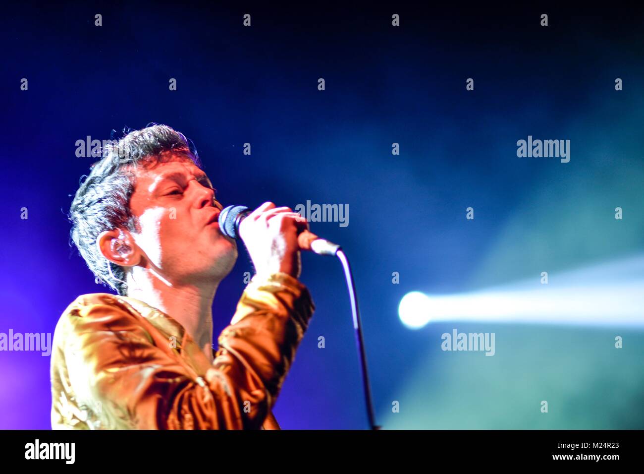 Perfume Genius performing live at Liverpool Music Week 2017 Stock Photo ...