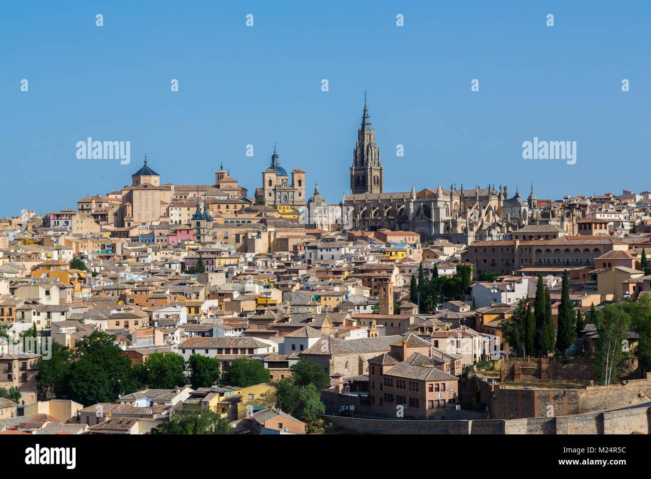 A view of beautiful medieval Toledo, Spain Stock Photo - Alamy