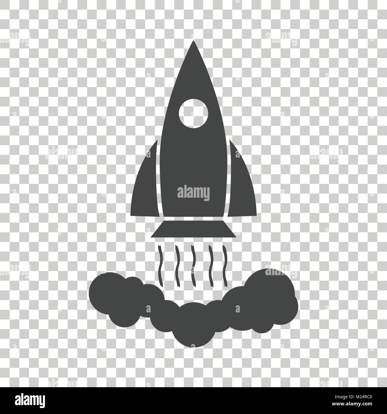 Rocket vector pictogram icon. Simple flat pictogram for business ...