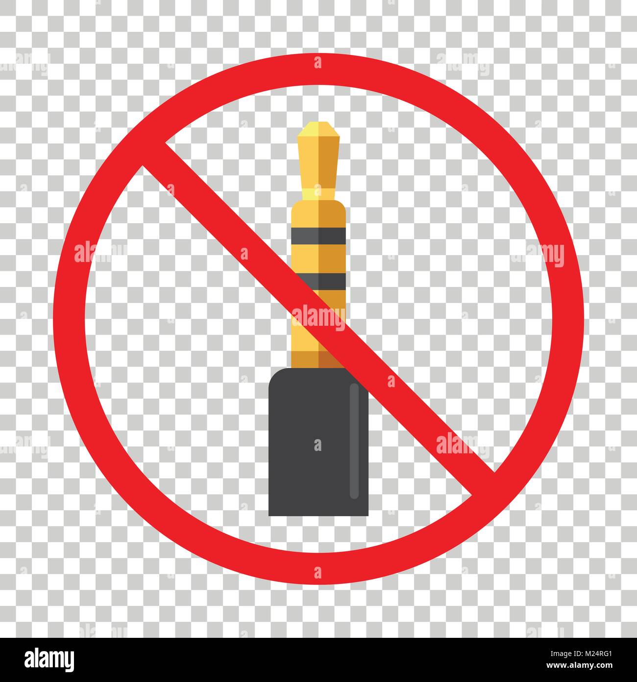 3 5 mm jack icon vector vectors hi-res stock photography and images - Alamy