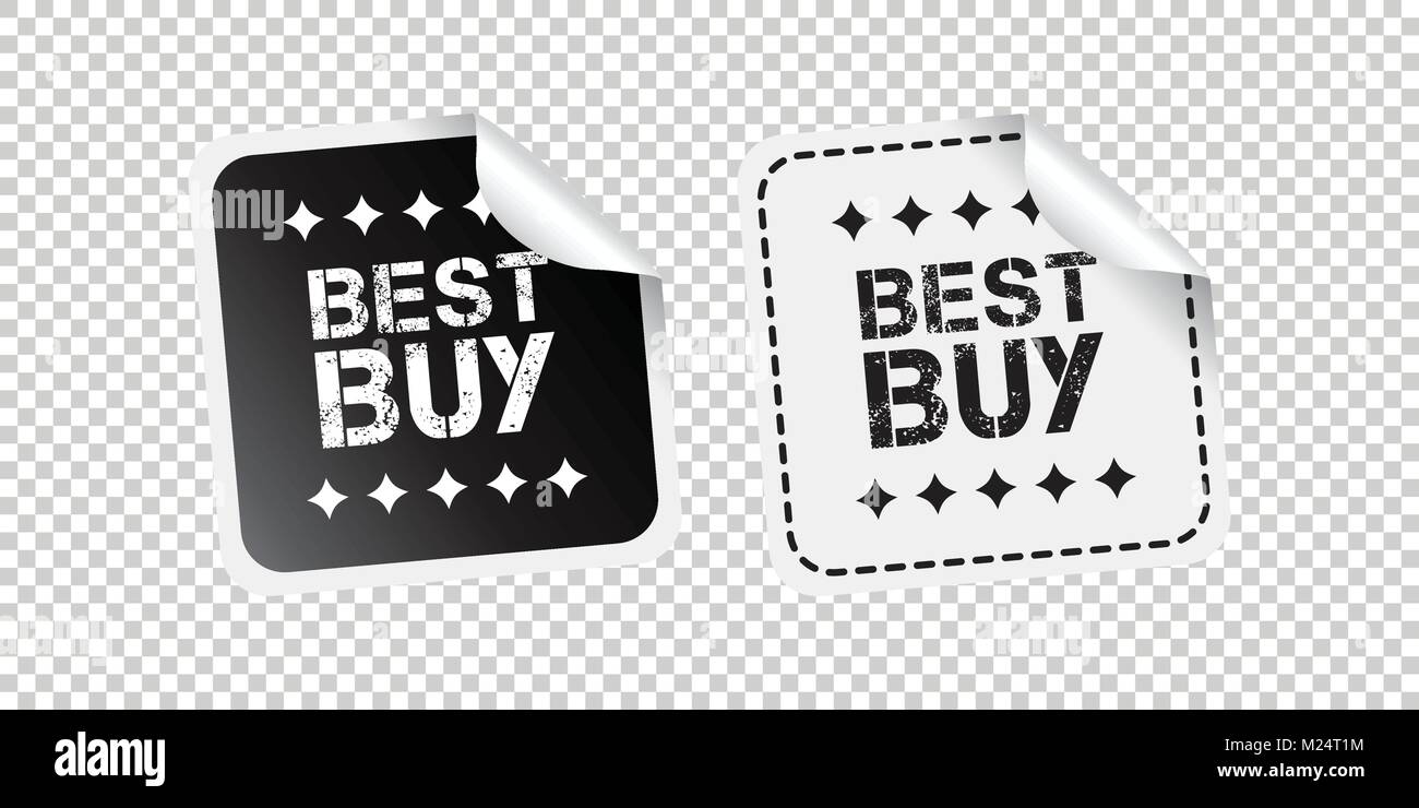 Best buy sticker. Black and white vector illustration Stock Vector ...