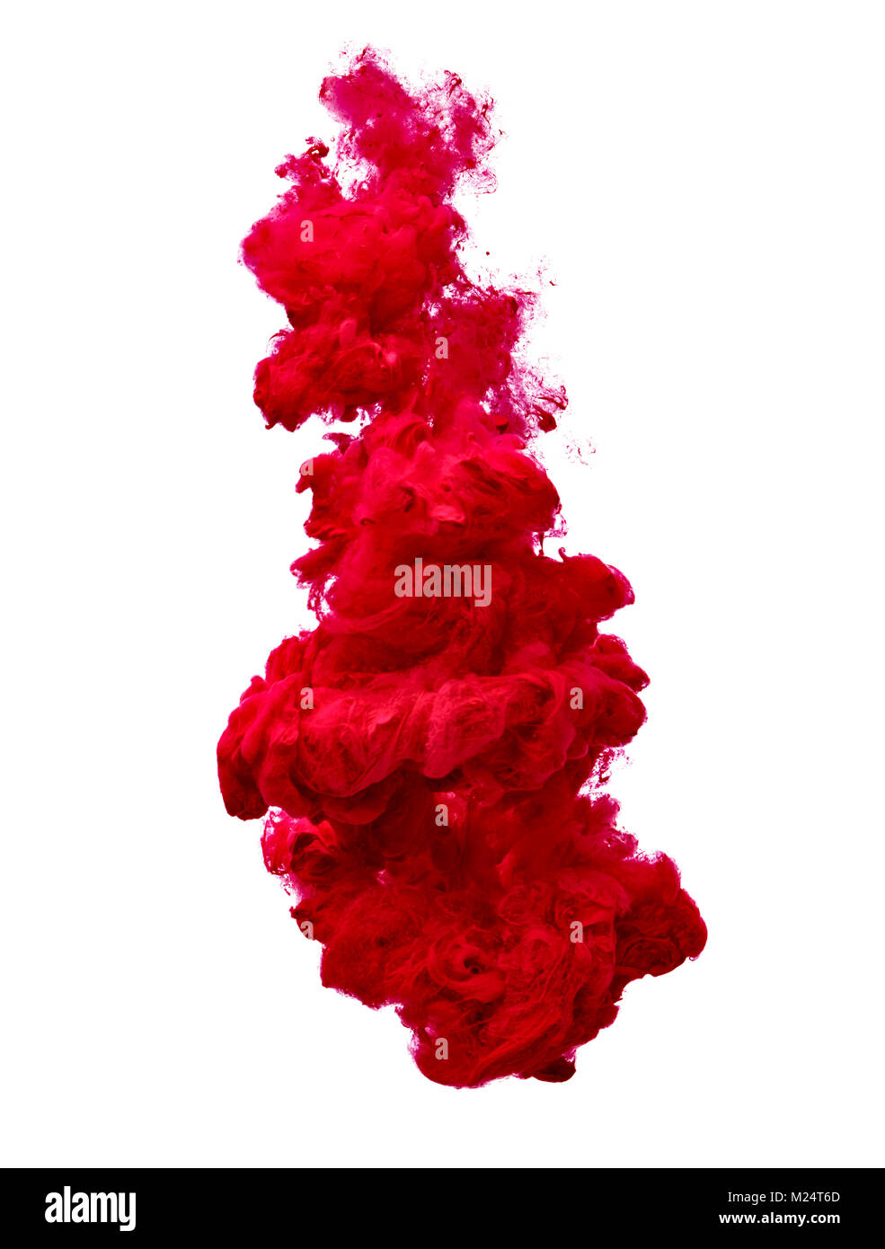 Red color water splash Cut Out Stock Images & Pictures - Alamy