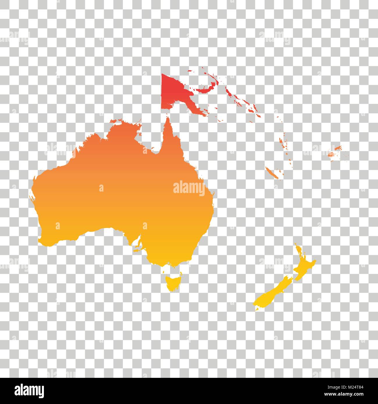 Oceania map hi-res stock photography and images - Alamy